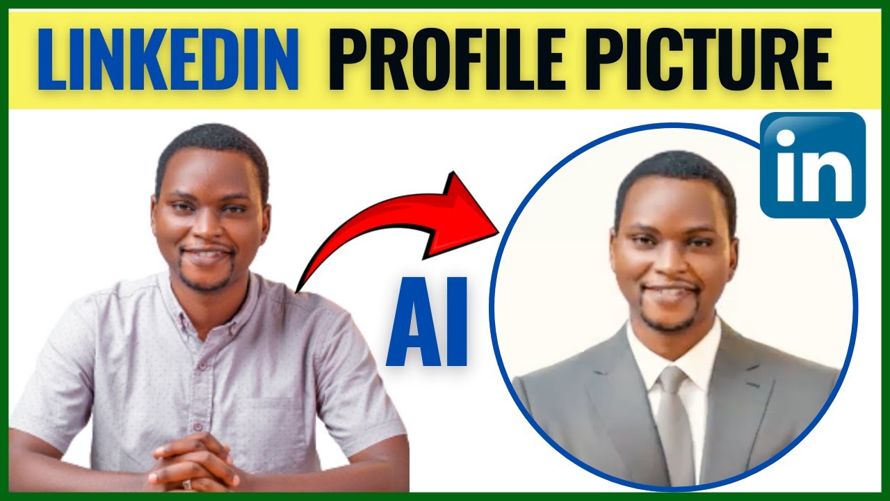 Make Professional Linkedin Profile Picture with AI - YouTube