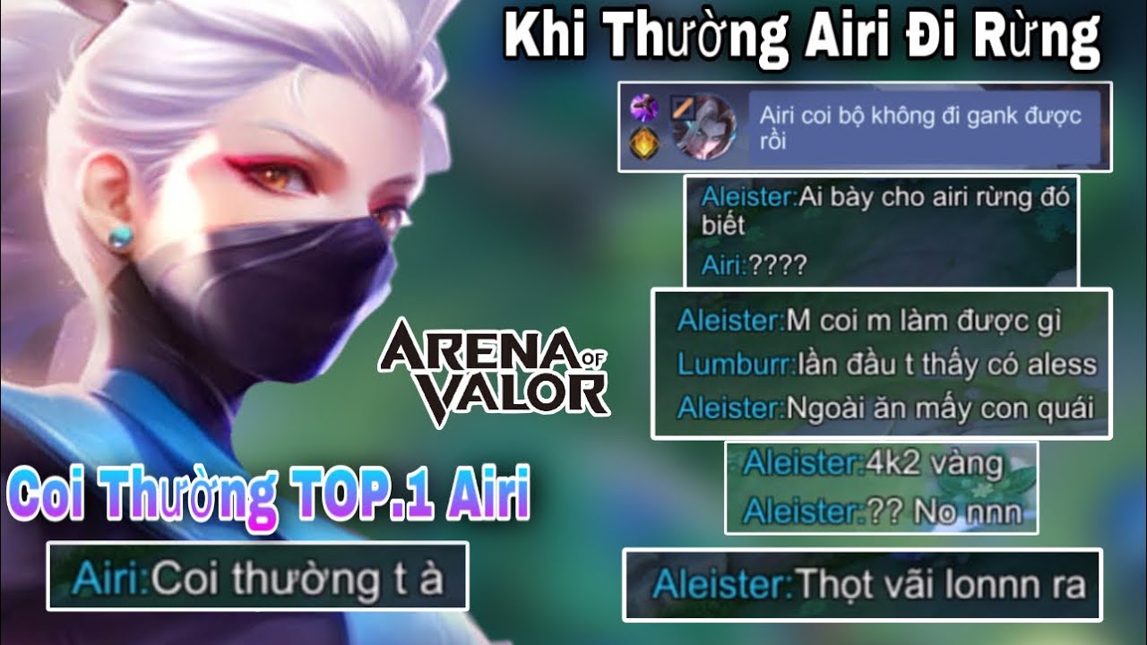 TOP.1 Airi Thể Hiện Kỹ Năng Khi Cầm Skin Mặc Định Đi Rừng Team Xem ...