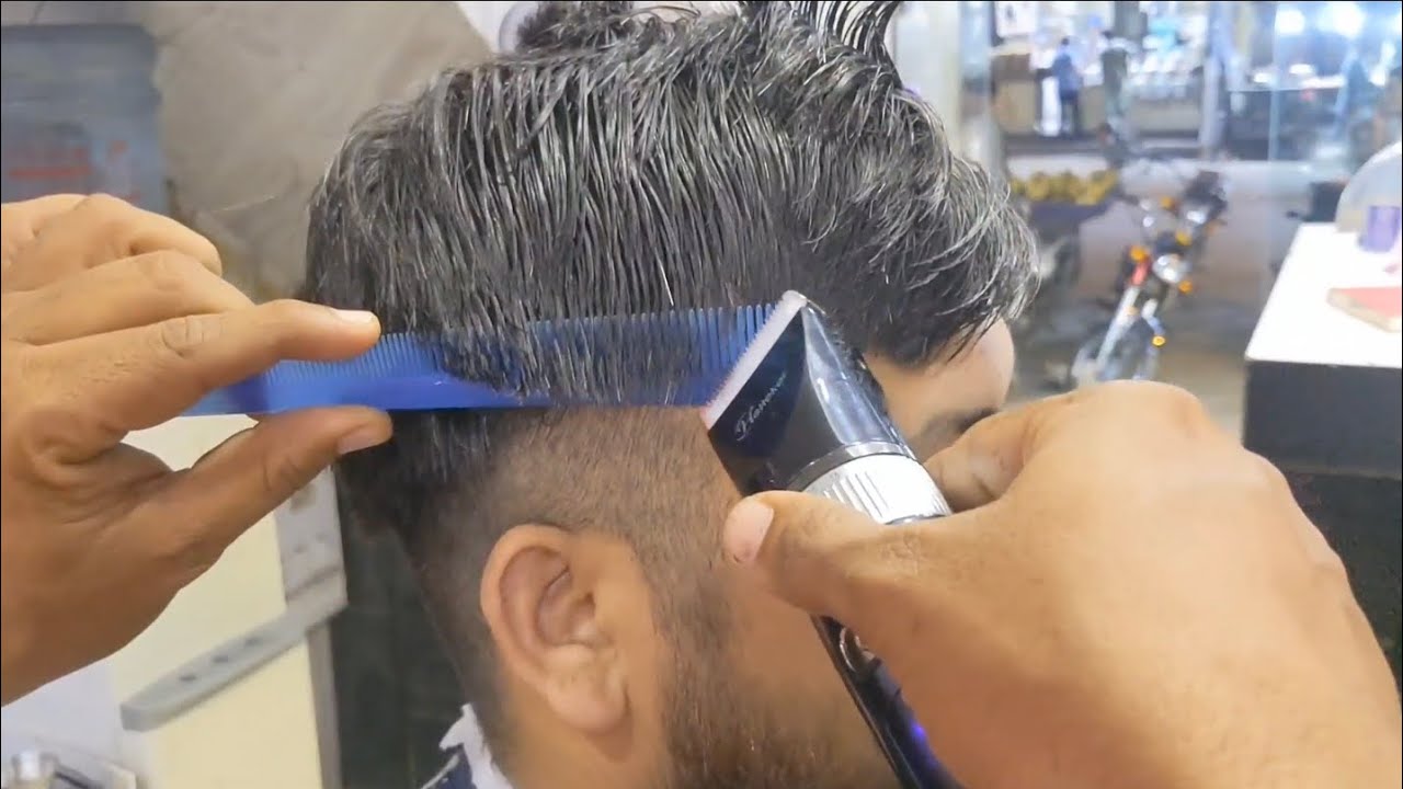 haircut with professional barbar #alrayaanhairstudio - YouTube