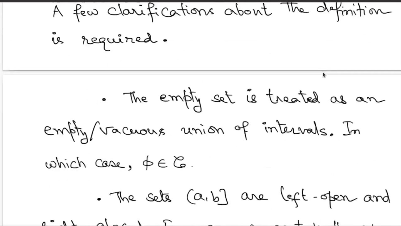 Lecture 03: Fields and Generating sets for Sigma-fields - YouTube
