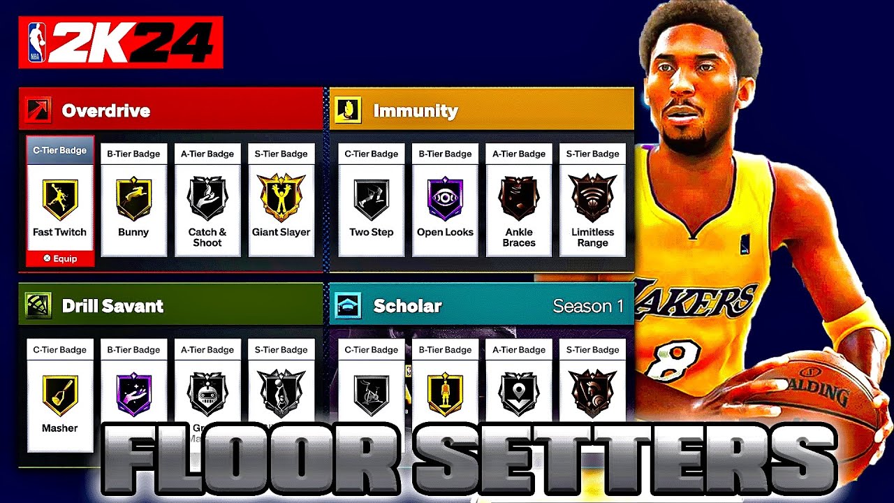 FLOOR SETTERS: WHICH BADGES SHOULD YOU USE? | NBA 2K24 - YouTube