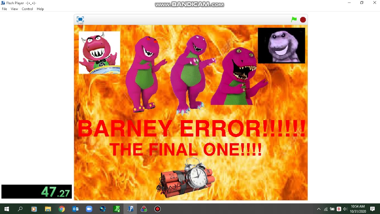 Barney Error 3: The Final One [Good Ending Speedrun - 1:00.43] - YouTube
