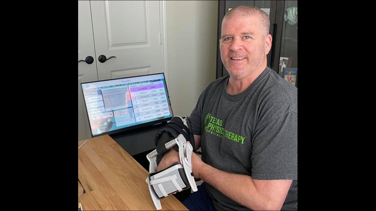 Motus Hand Demonstration By Stroke Survivor Jerry Wald - YouTube