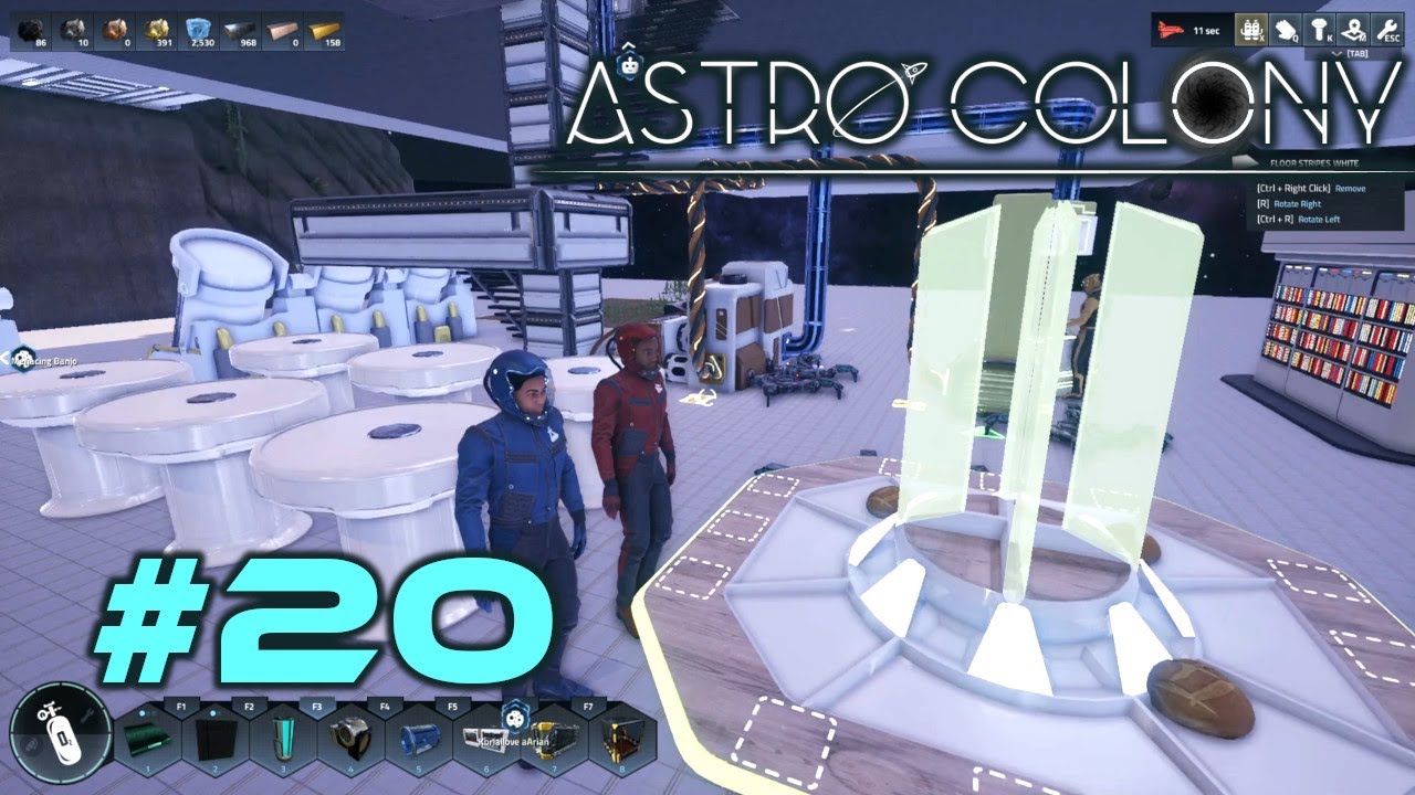 Farming To Feed Colonists - Let's Play Astro Colony BLIND Part 20 - YouTube