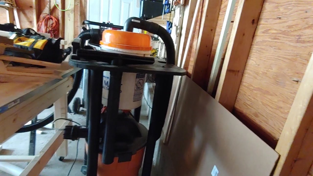 Dust Collection Stand with Ridgid NXT vacuum and Dust Stopper: some ...
