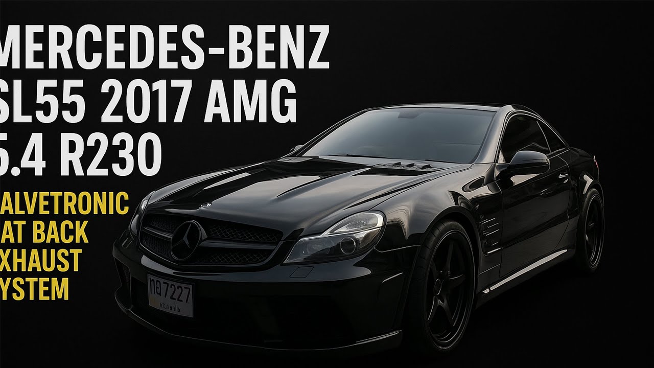 Mercedes-Benz SL55 2017 AMG 5.4 R230 : valvetronic cat back exhaust ...