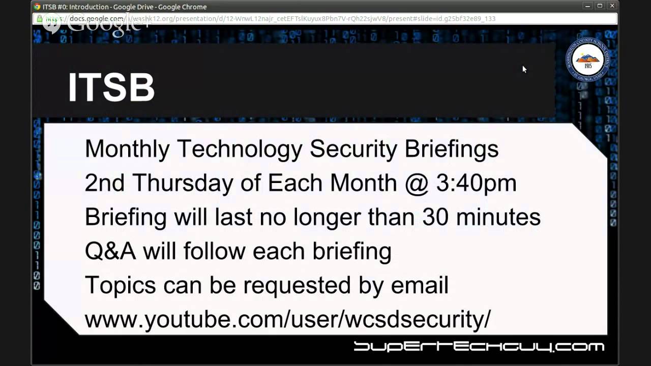 ITSB #0: Introduction - YouTube