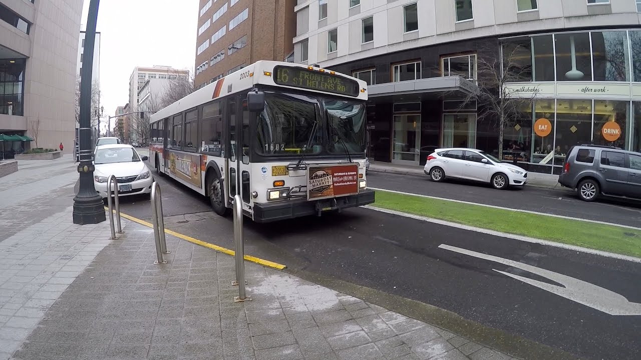 Tri-Met Line 16 Timelapse (Bus 2003) - YouTube