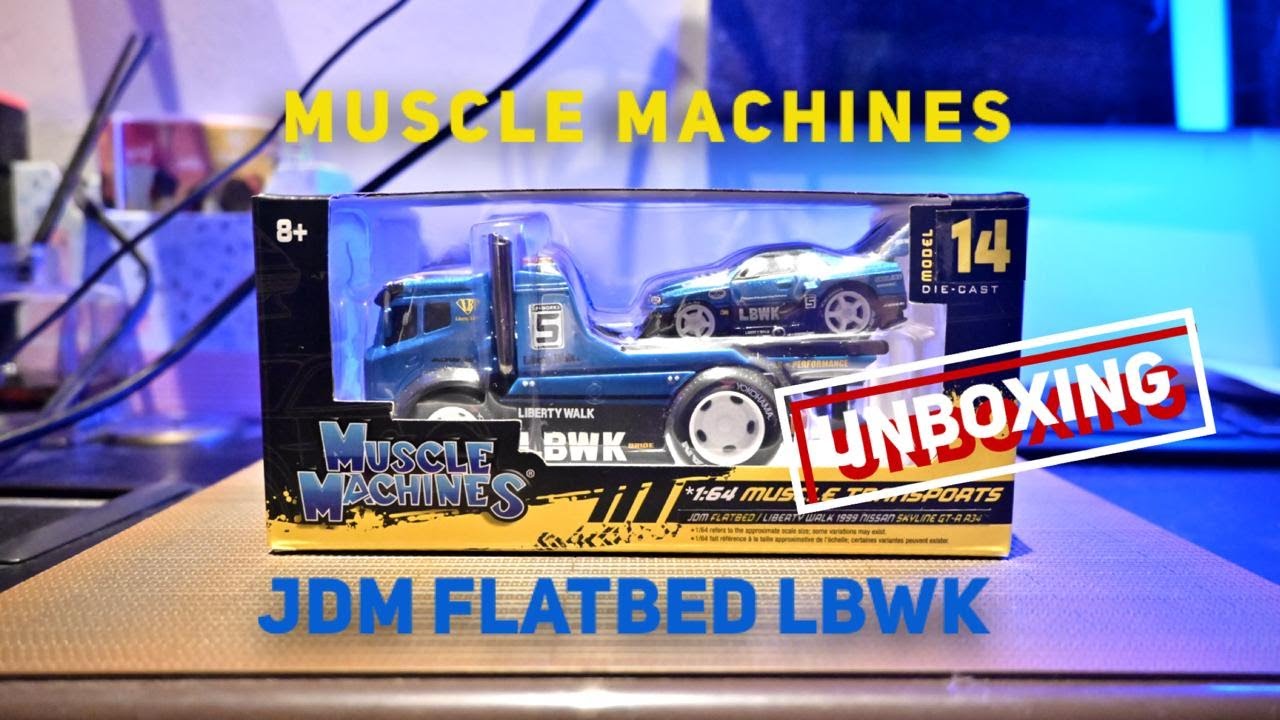 Muscle Machines JDM Flatbed unboxing - YouTube