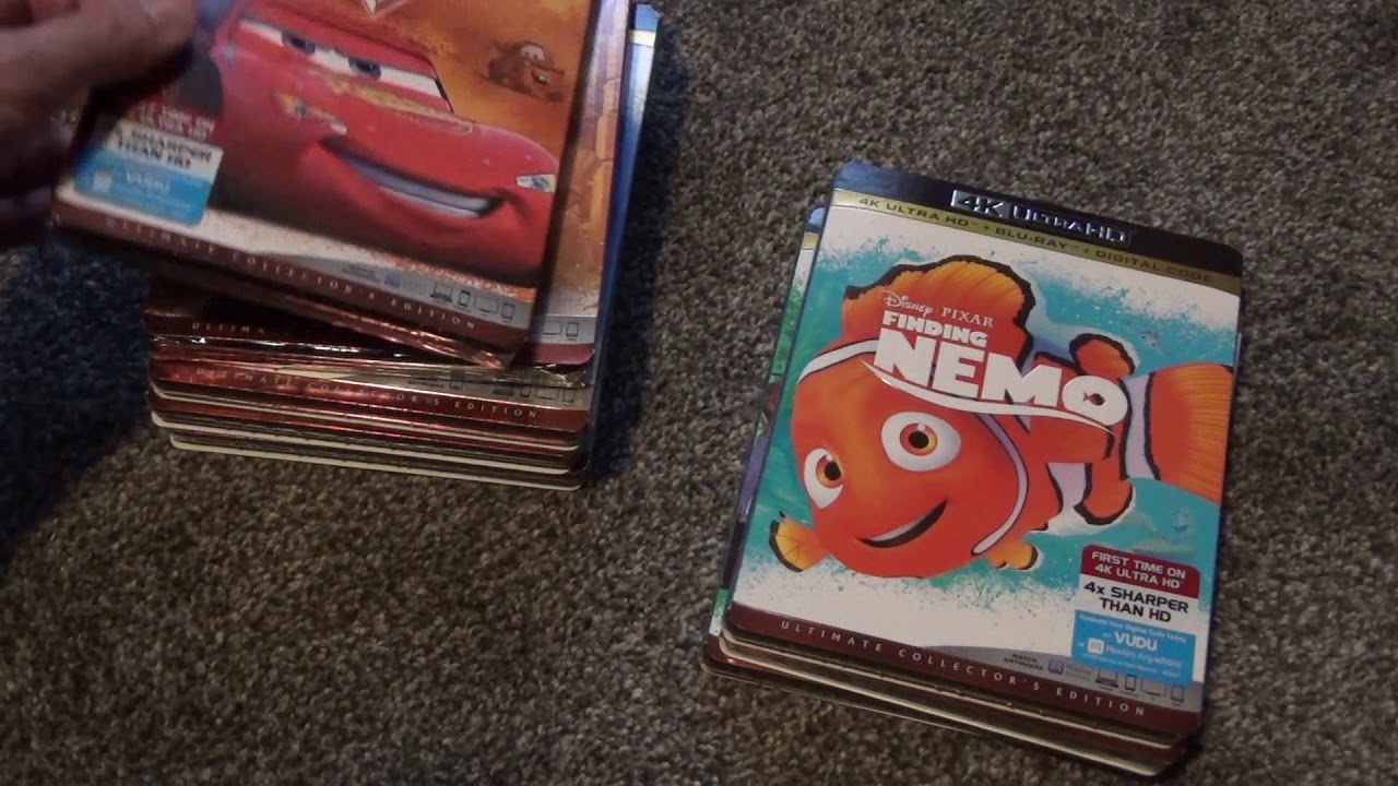 Disney Pixar 4K Blu-Ray Releases - Cars, Finding Nemo, Brave, The Good ...