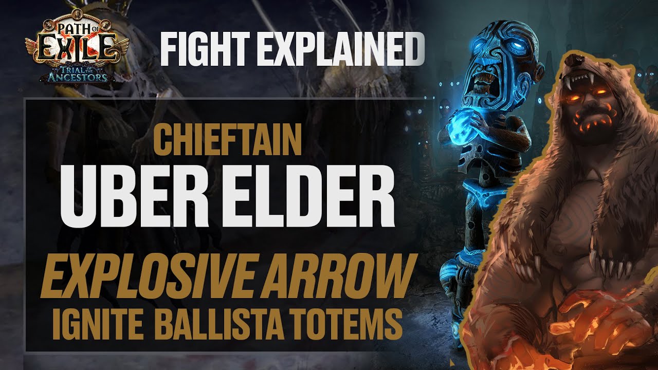 Path of Exile | UBER ELDER vs Ignite EA Chieftain | Fight Explained ...