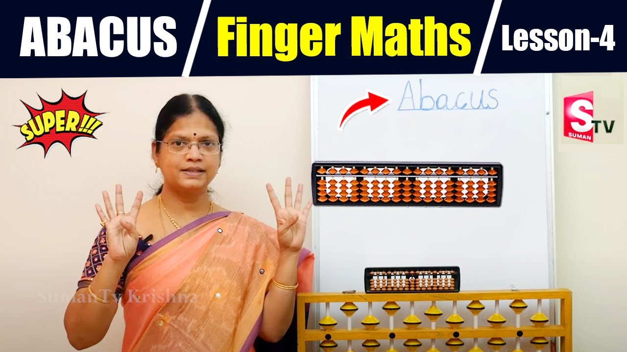 Finger Abacus Class 4 | Abacus Math in Telugu | finger maths 2022 ...