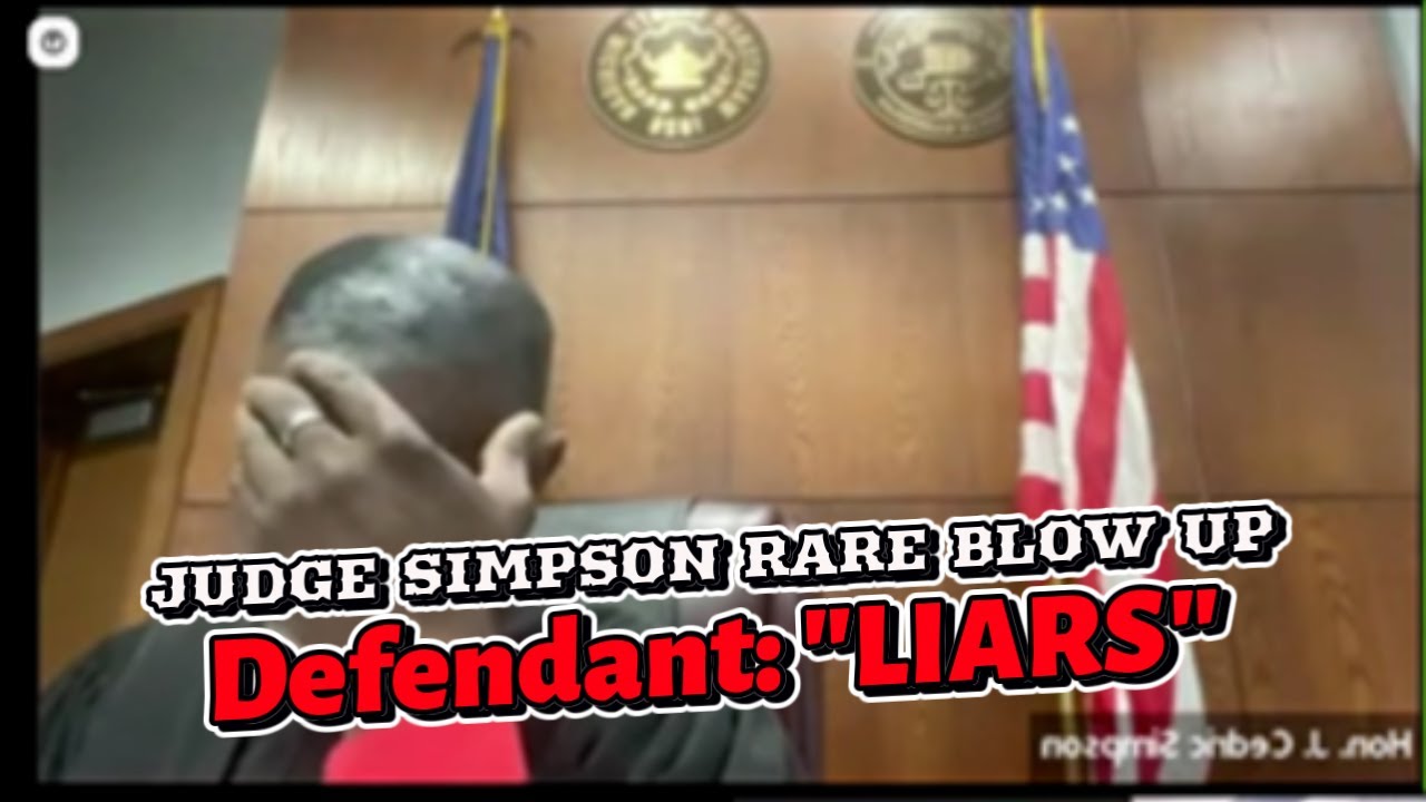 Judge Simpson BLOWS UP at SMUG defendant! - YouTube