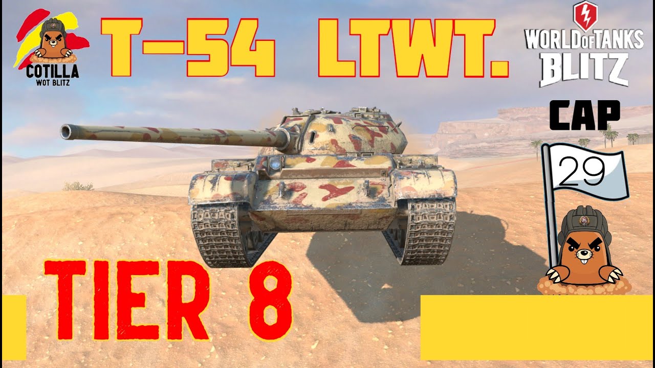 T-54 ltwt. WoT Blitz 2024 | Reseña T-54 ltwt. World Of Tanks Blitz en ...