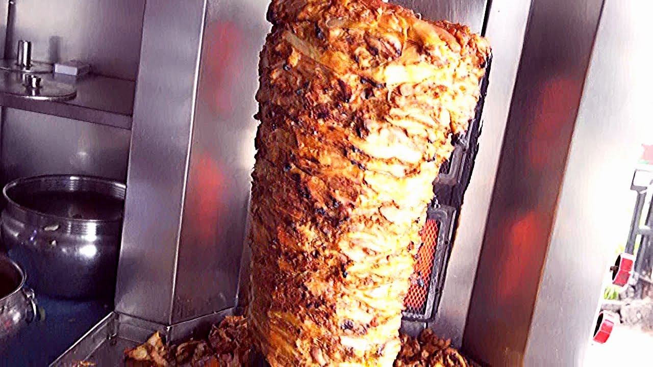 Chicken Shawarma With Bread Rumali roti - BBQ Chicken Shawarma -Dhaba ...