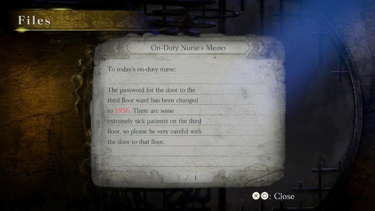 Fatal Frame Mask Of Lunar Eclipse- Control Room Code - YouTube