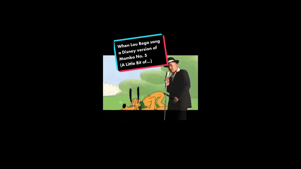 When Lou Bega sang a Disney version of Mambo No. 5 - YouTube