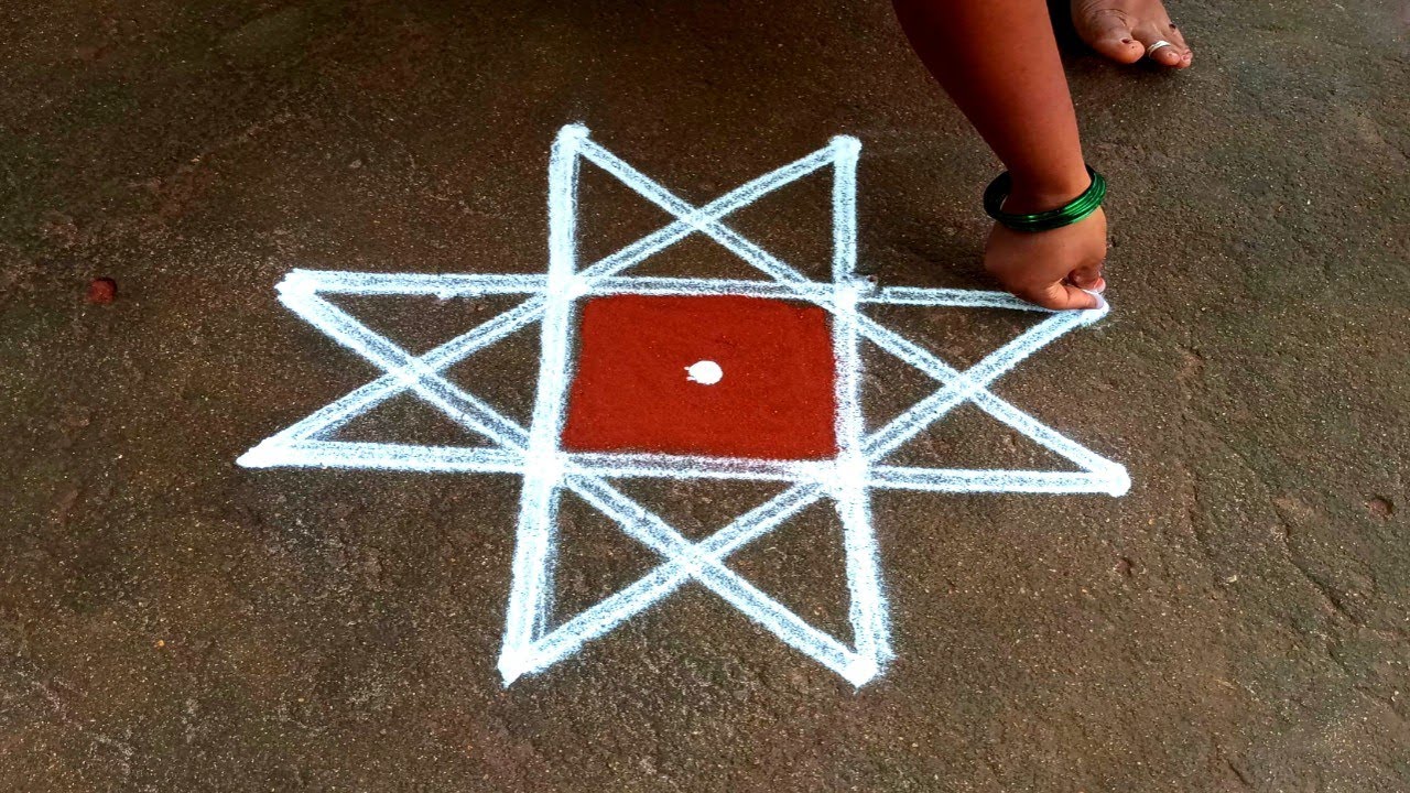 Vaigasi madham easy padi kolam|4*2*2 Beautifulmuggulu| Begginners ...