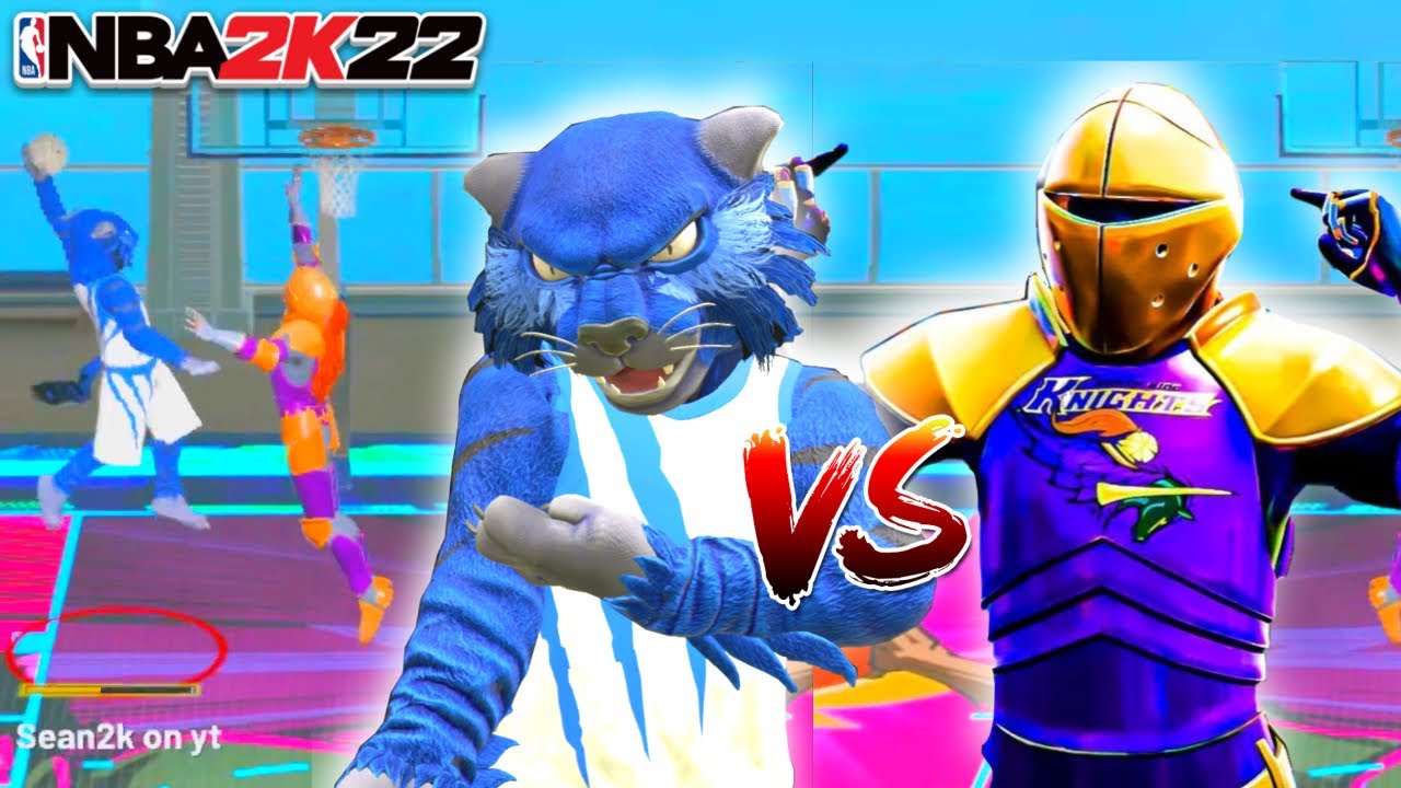 Mascot wars NBA 2K22! Knights vs Wildcats mascot | Battle of the best ...