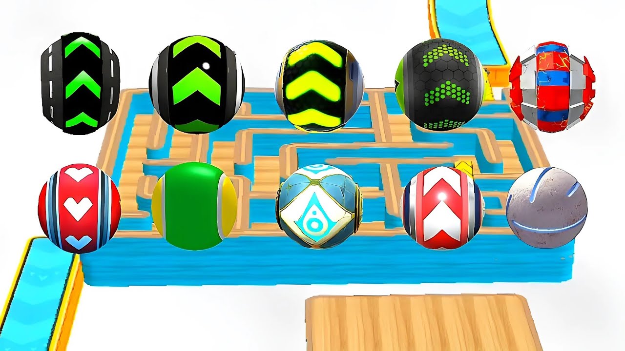 Going Balls VS Rollance Balls VS Action Ball Games New Race 135 ...