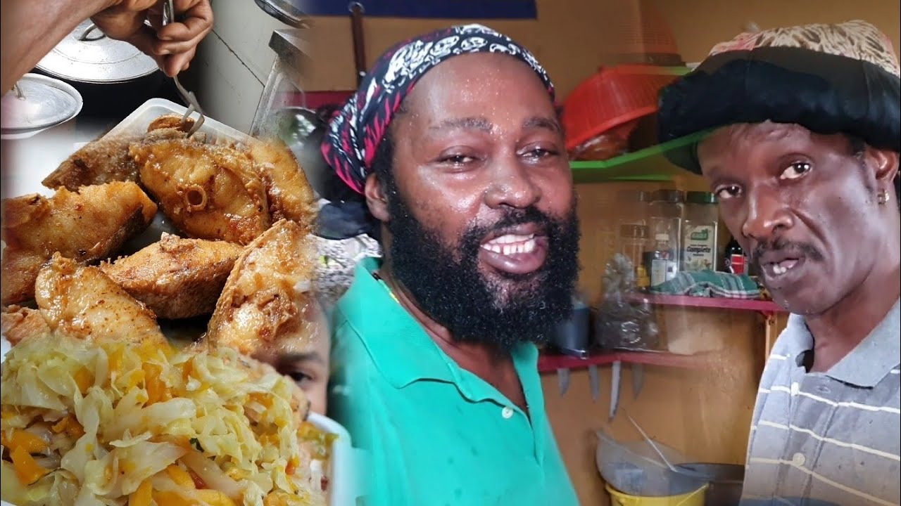 The KINGSTON Rasta Brothers Fried Fish!! VITAL VEGETABLES!! Streetside ...