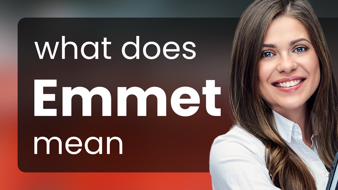 Emmet • what is EMMET meaning - YouTube