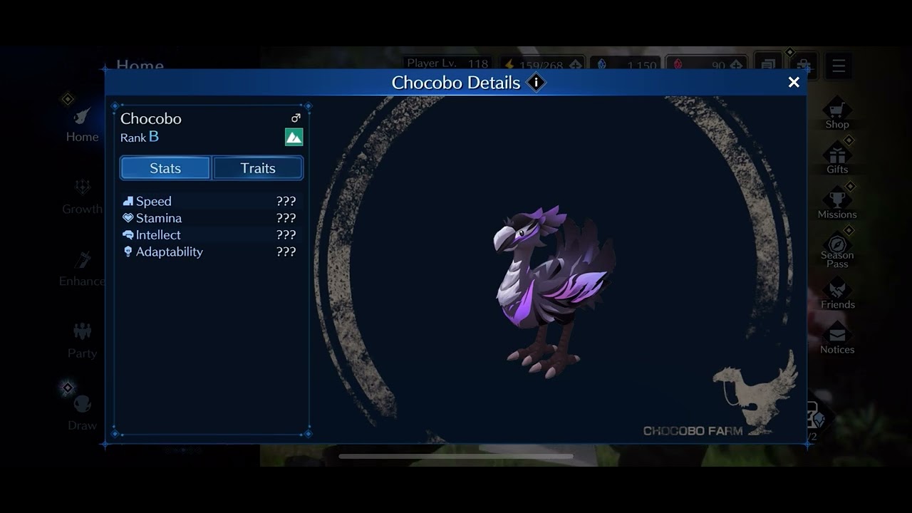 Final Fantasy 7 Ever Crisis - Bahamut Chocobo (B) - YouTube