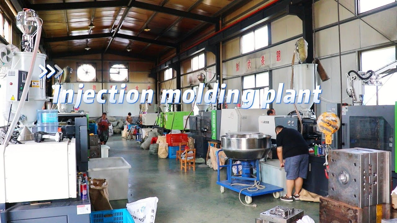 Injection molding plant - YouTube