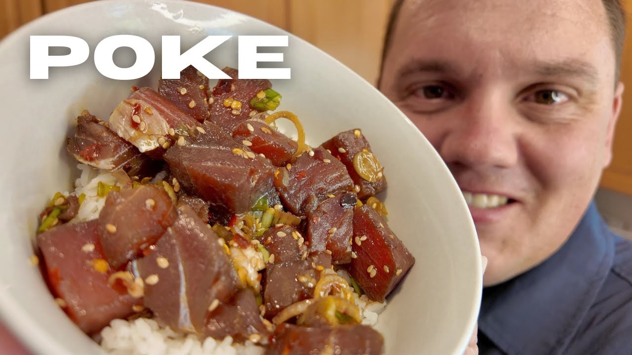 Simple and Delicious: Ahi Poke Recipe | TUNA WEEK | - YouTube