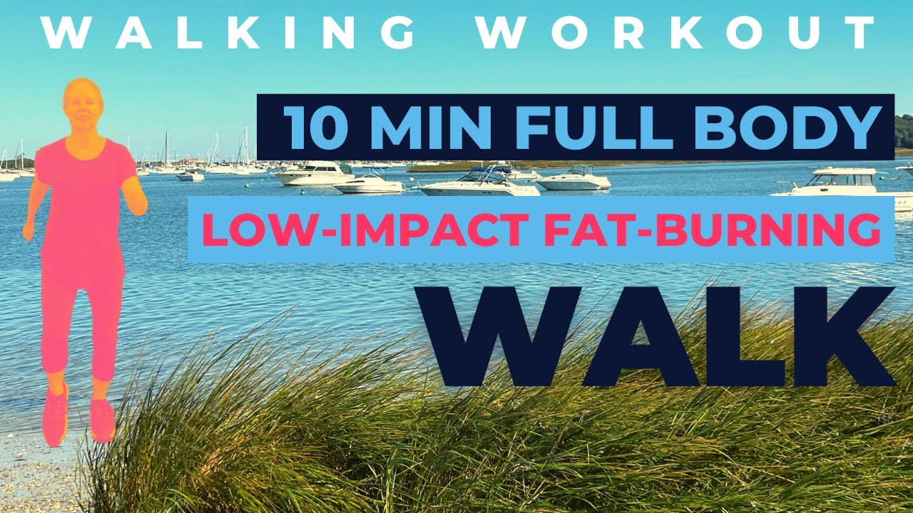 10 Min Walk & Tone - Walking Workout for Weight Loss at Home - YouTube