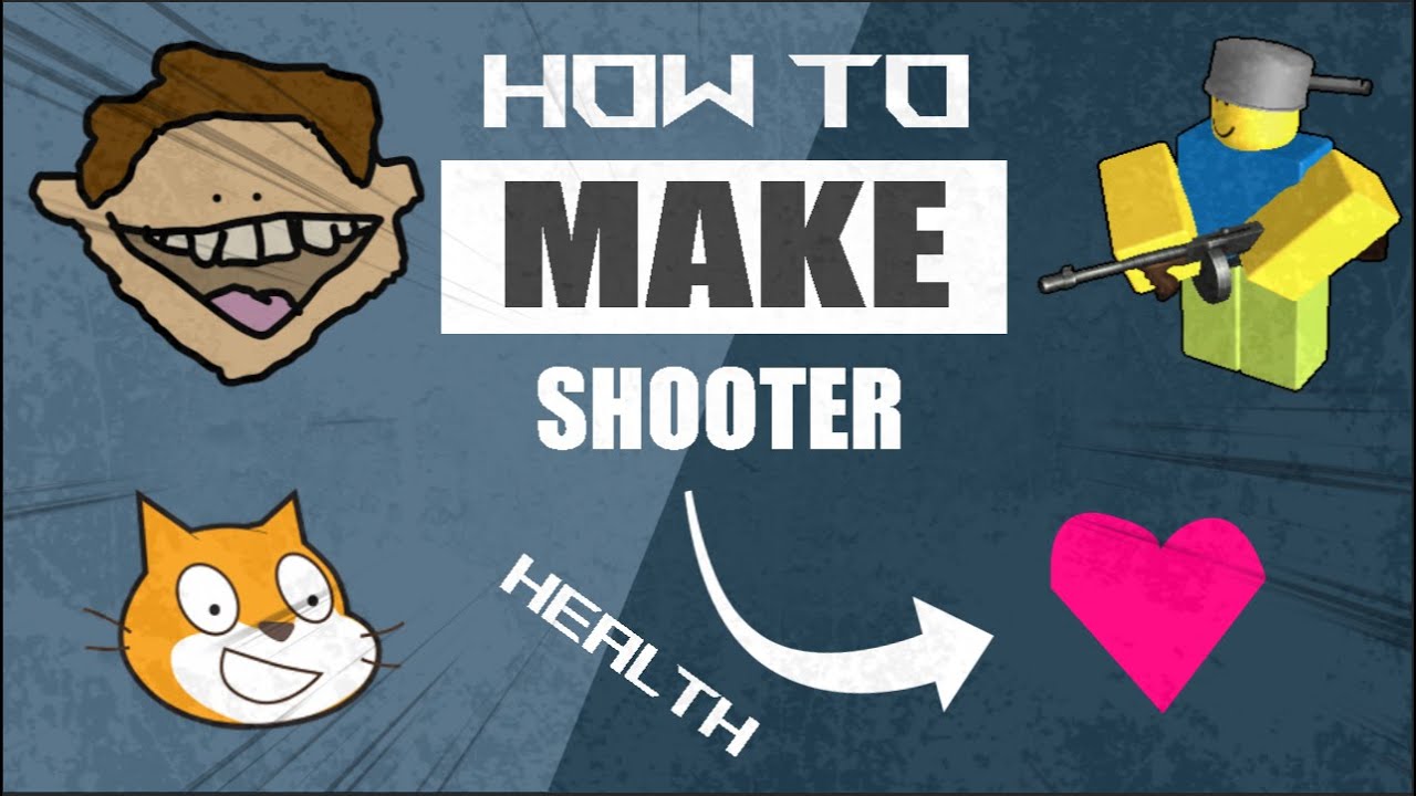 Scratch Tutorial | Health | Shooter Game | PT.3 | Scratch | How To Make ...