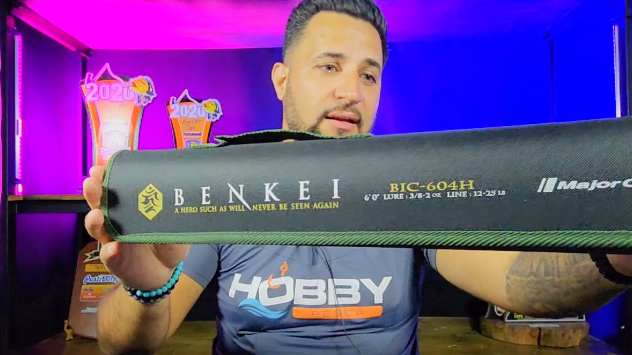 Hobby Pesca: Vara Benkey 4 partes. - YouTube