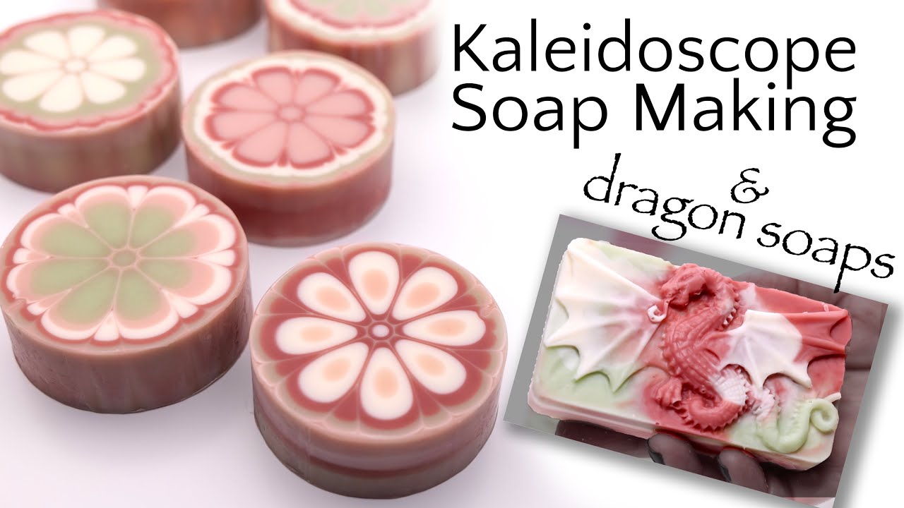 Kaleidoscope Soap Making & Dragon Soaps - YouTube