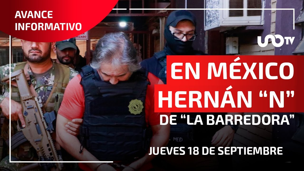 Llega a México Hernán 'N', presunto líder de 'La Barredora' - YouTube