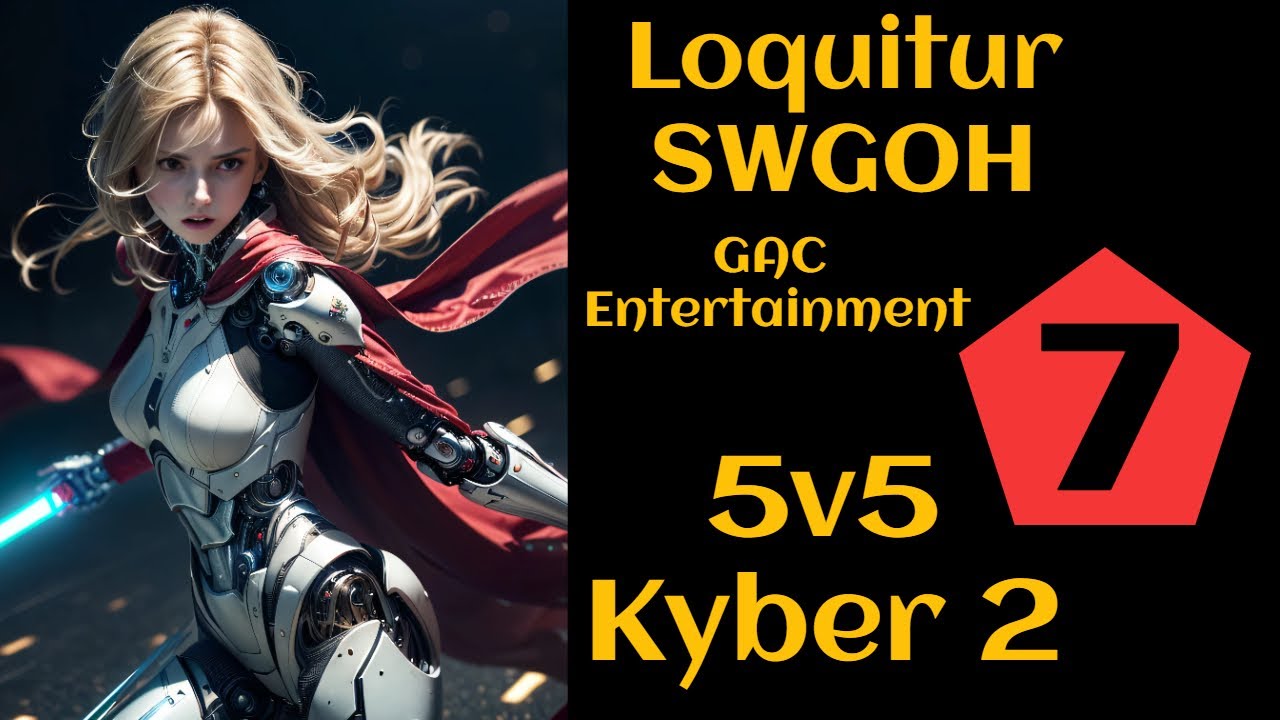 SWGOH Loquitur 5v5 GAC K2 M7: Rey, GAS, Jabba, 3rd, Leia, JMK, QGJ ...