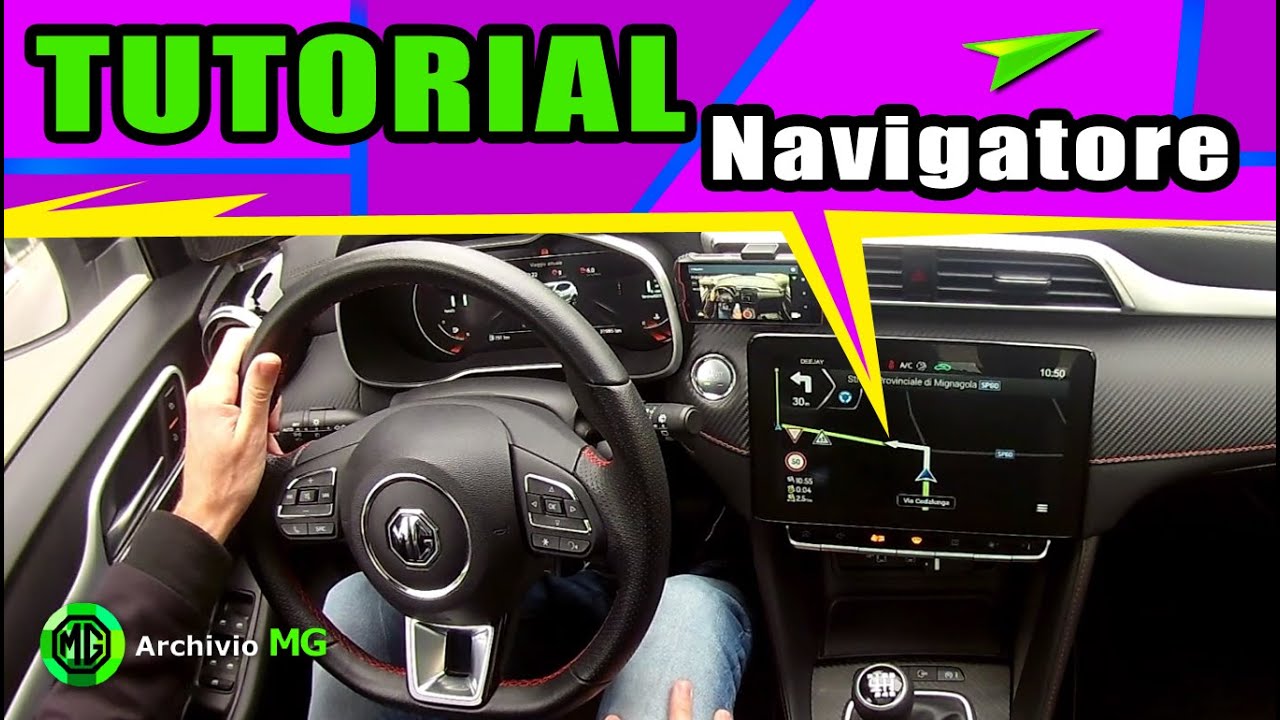 MG ZS: Tutorial navigatore e situazione aggiornamenti - YouTube