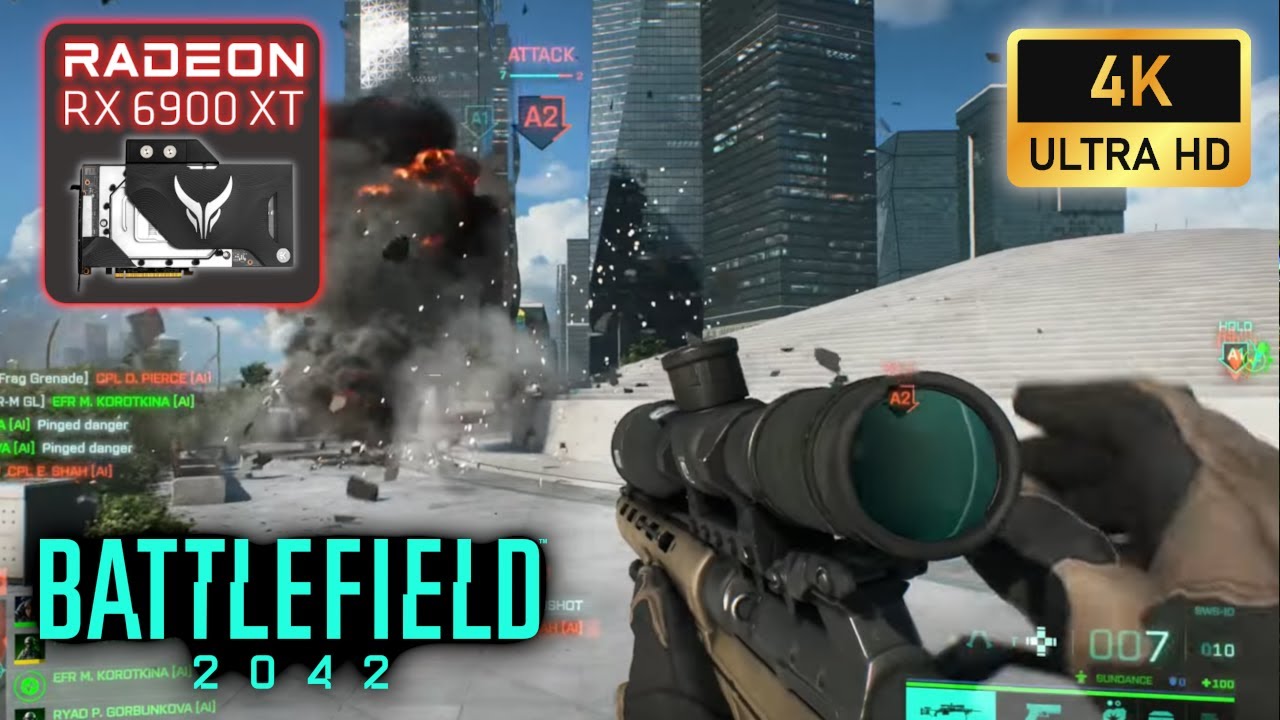 Battlefield 2042 | 4k | Ultra Settings | 6900 XT | R9 5950x - YouTube