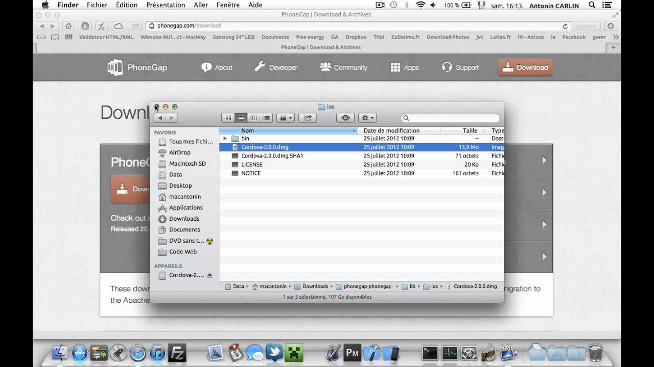 VIII Astuce Mac Os X : Créer application iOS en HTML CSS.. - YouTube