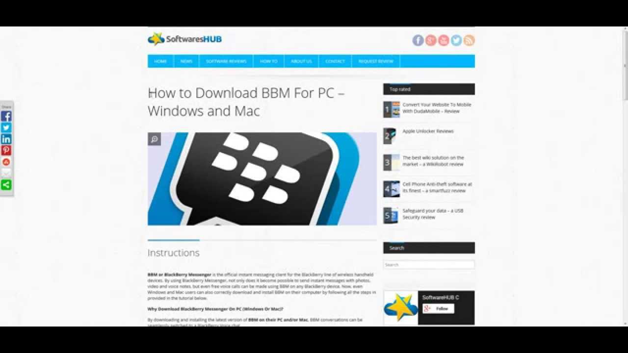 How to Download BBM For PC -- Windows and Mac - YouTube