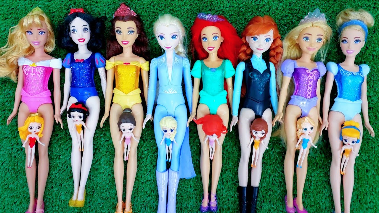 99 Minutes Disney princesses Collection ASMR Satisfying Unboxing ...