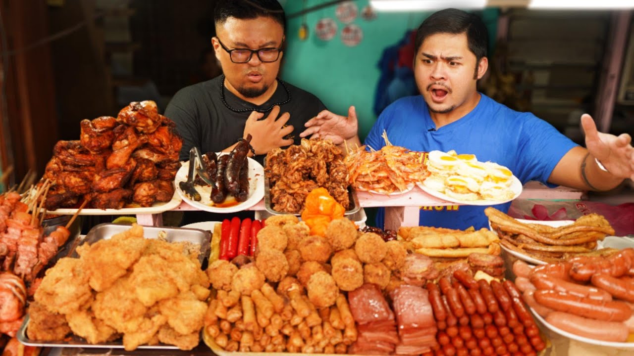Insane Street Food MOUNTAIN sa Mandaue! Cebu Street Food BUFFET sa ...