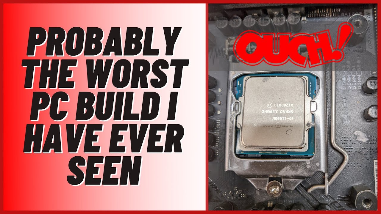 Probably The Worst PC Build I Have Ever Seen - YouTube