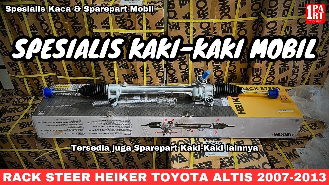 Racksteer Heiker Toyota Altis 2007-2013 Bonus Long Tie Rod | unoPart ID ...