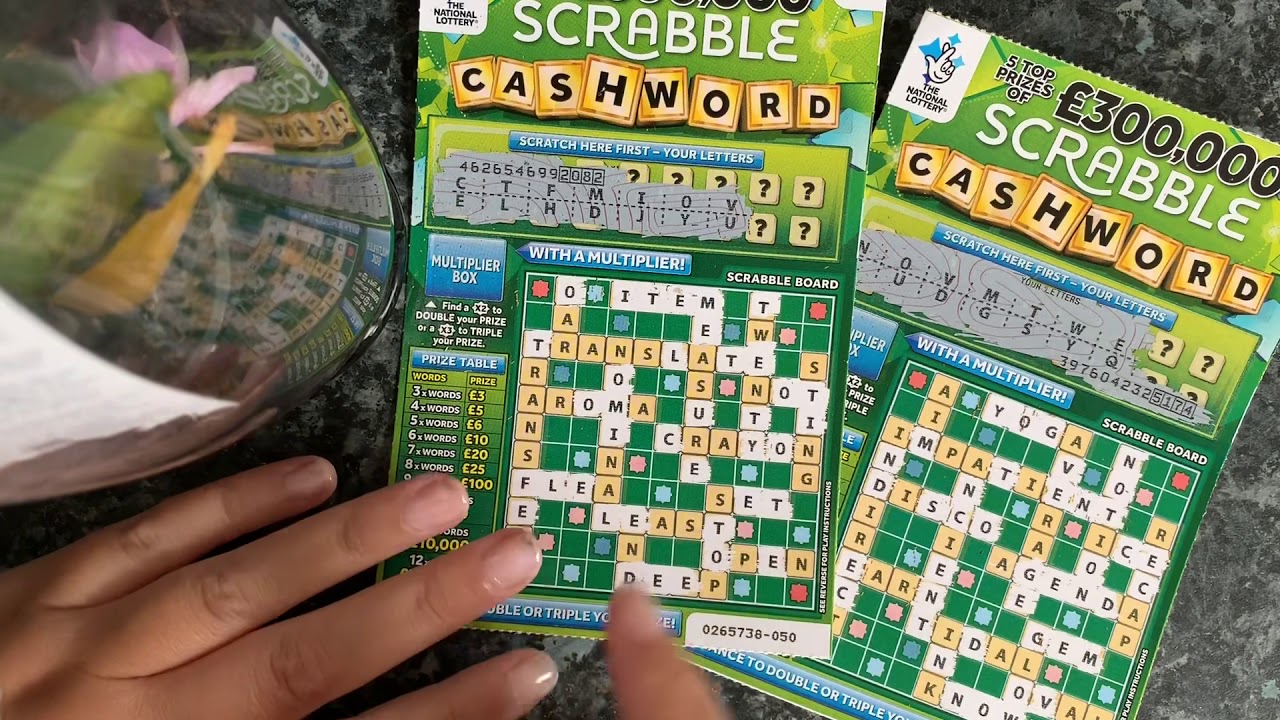 Scrabble cashword NL UK scratch cards 💚💚 - YouTube