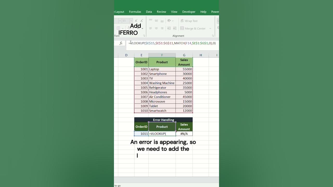 Fix VLOOKUP Errors Instantly | Smart Excel Lookups! #excel #shortcuts #tricks - YouTube
