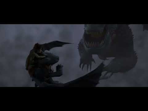 Toothless and hiccup, annoyed the red death - YouTube