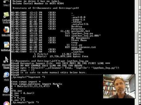 Tips for using the IPython command shell - YouTube