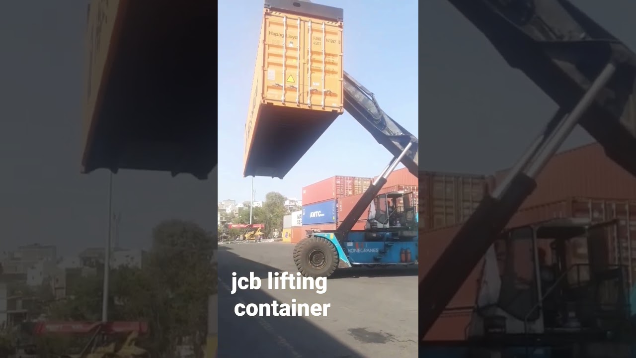 JCB LIFTING CONTAINER. - YouTube