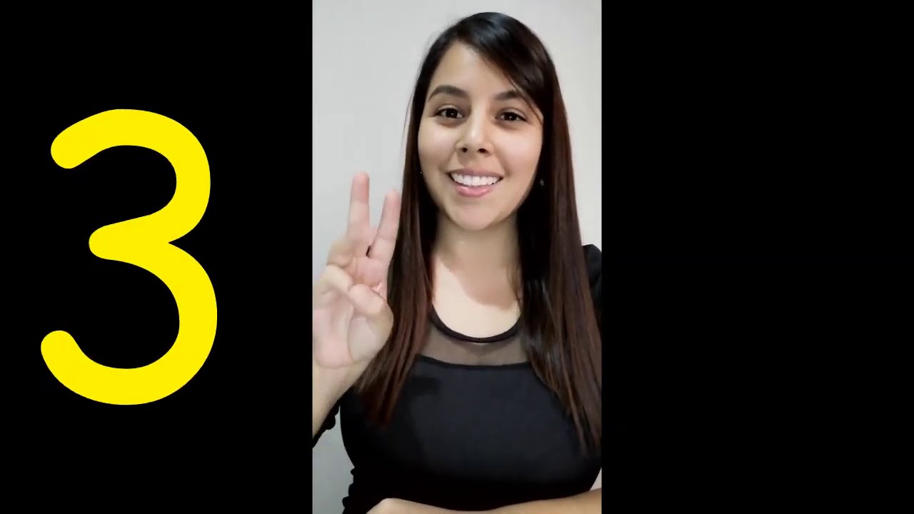 números del 1-20 en LSM - YouTube