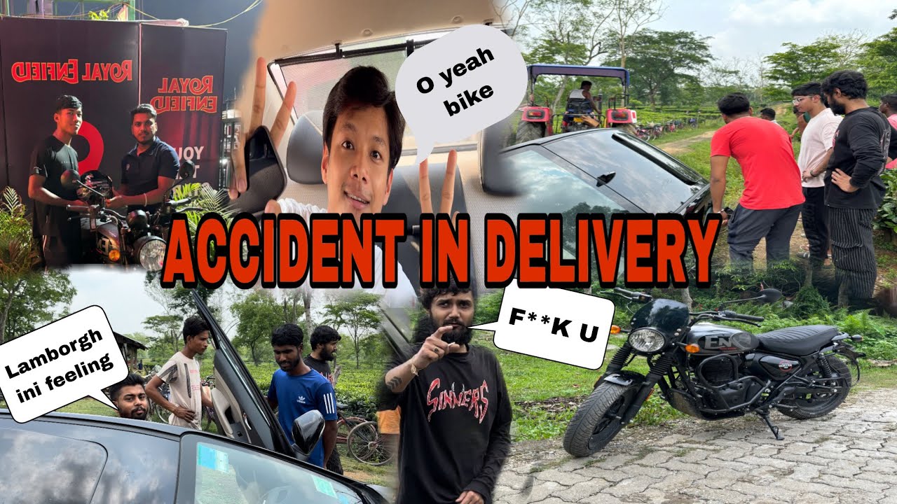 ACCIDENT HAPPEN WHILE TAKING DELIVERY OF MY NEW BIKE II Vlog 20 - YouTube